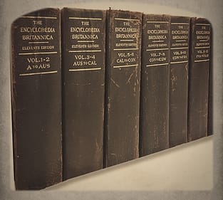 Encyclopedia Britannica 11th Edition, the best encyclopedia ever sold!